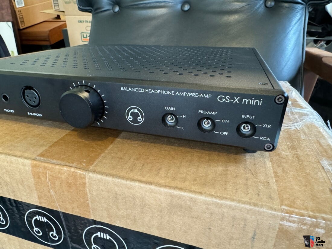 HeadAmp GS-X Mini Balanced Headphone Amplifier - Preamplifier - Black ...