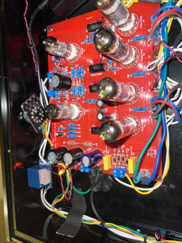 DIY EL-84 SS rectified Integrated amplifier AudioNote board) Photo ...