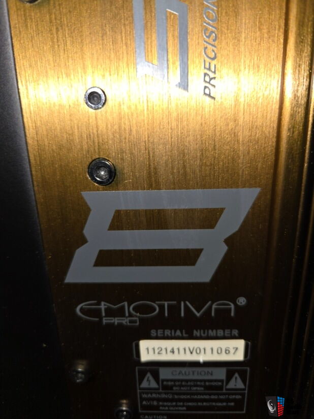 Emotiva Stealth 8 pr Photo #5419216 - US Audio Mart