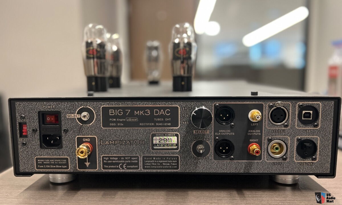 Lampizator Big 7 Mk3 balanced DHT tube DAC Photo #5420771 - US Audio Mart