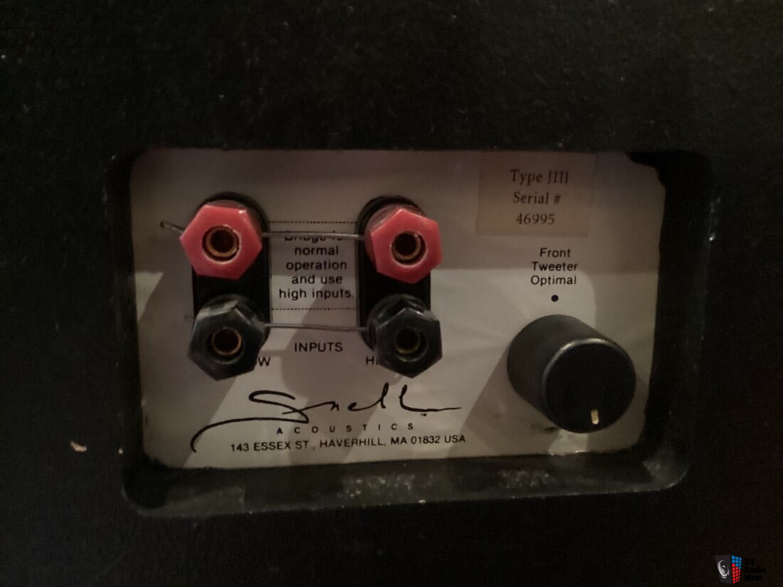 Snell Type JIII w/stands Photo #5421590 - US Audio Mart