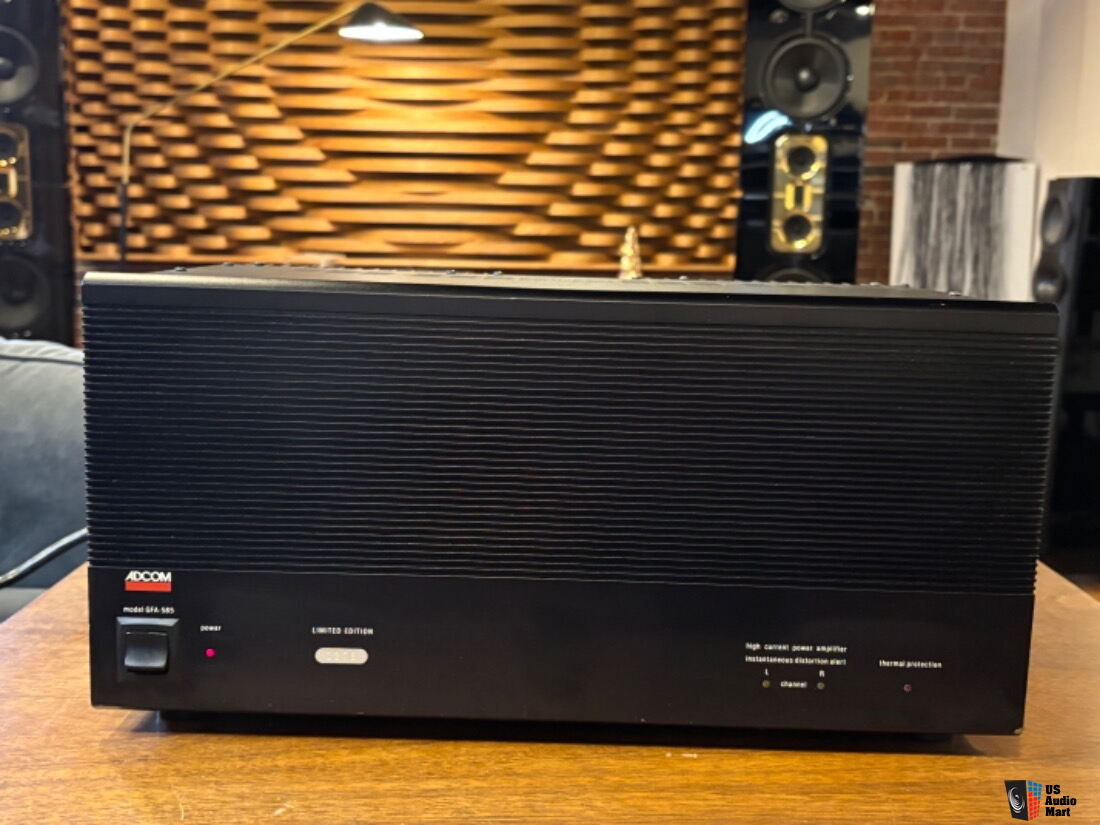 Adcom, 585 Limited Edition... Rare & Fabulous Power Package Photo ...