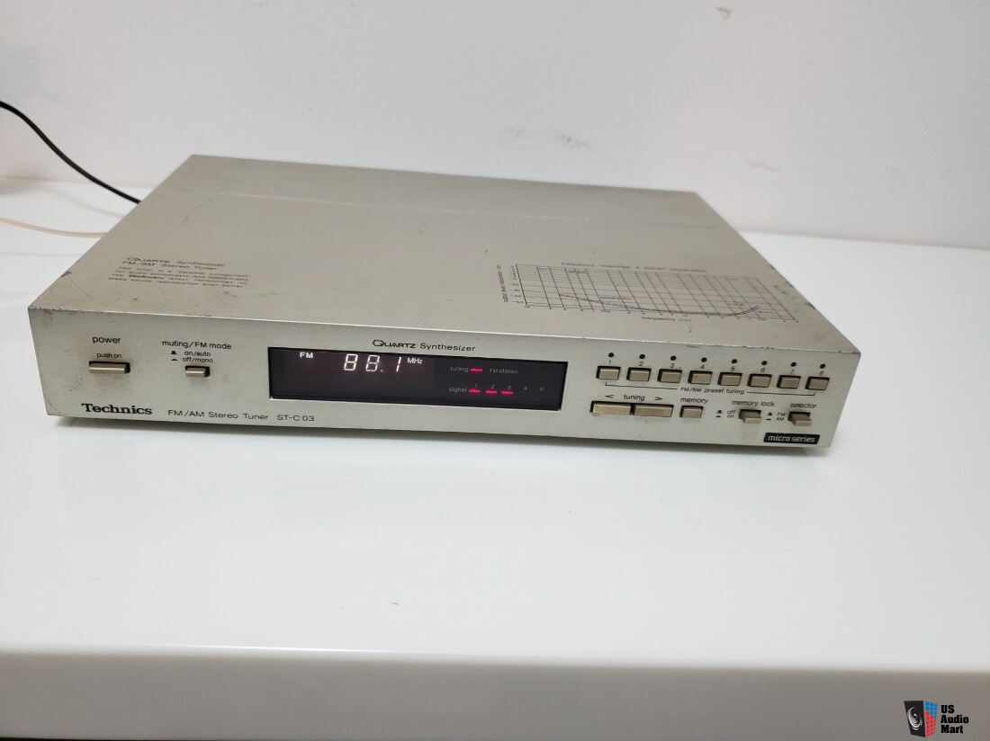 Technics ST-C03 Micro Series Quartz HiFi Synthesizer FM/AM Stereo Tuner ...