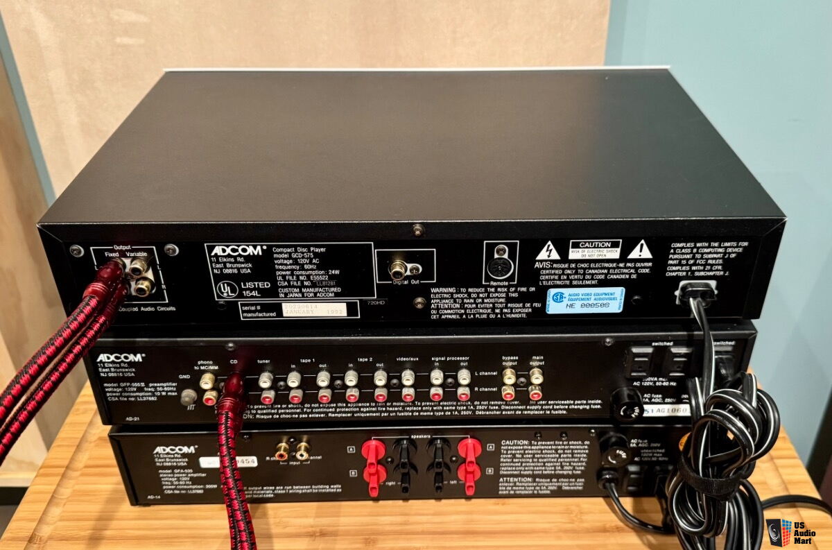 Vintage Adcom System - Rare White Version Photo #5422807 - US Audio Mart