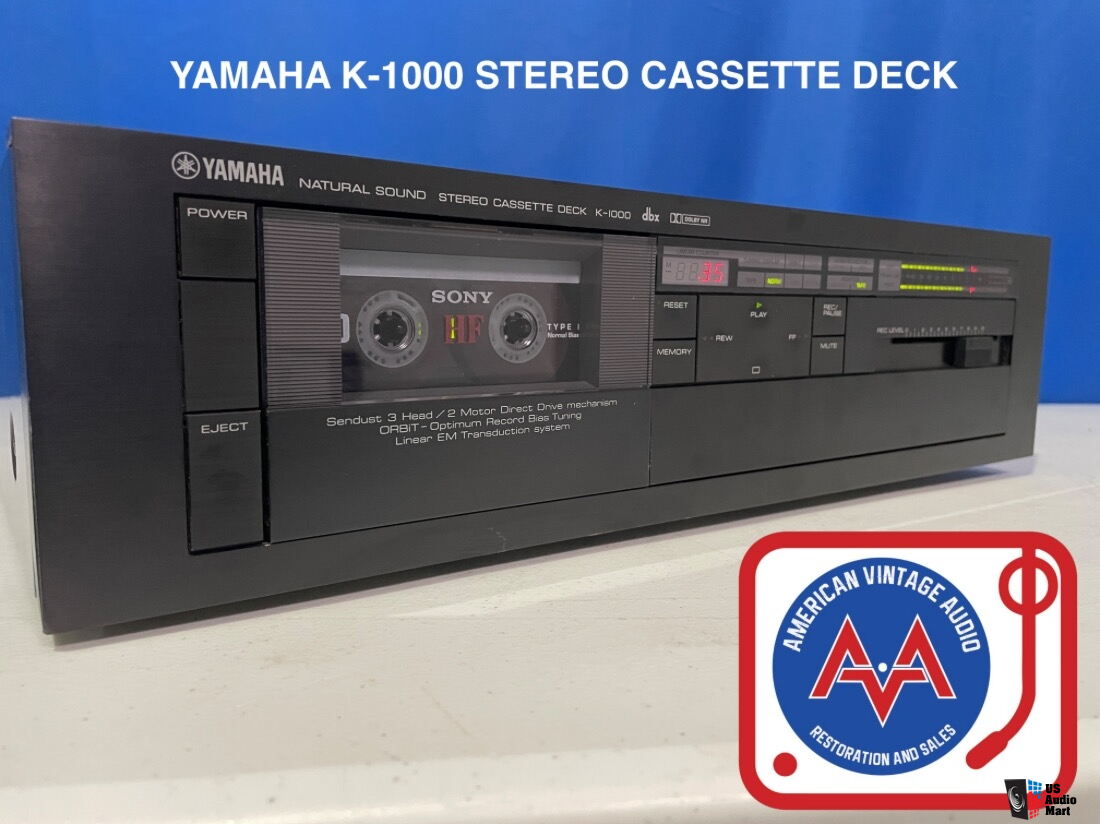 Yamaha K-1000 Cassette Deck, Dolby DBX, 3-Heads, 2-Motors, Fully Tested ...
