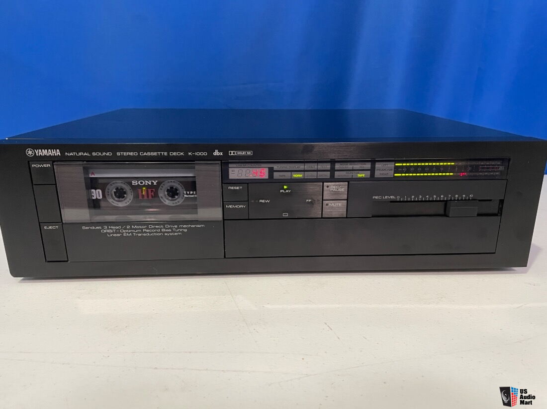 Yamaha K-1000 Cassette Deck, Dolby DBX, 3-Heads, 2-Motors, Fully Tested ...