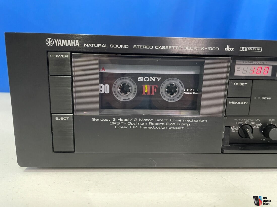Yamaha K-1000 Cassette Deck, Dolby DBX, 3-Heads, 2-Motors, Fully Tested ...