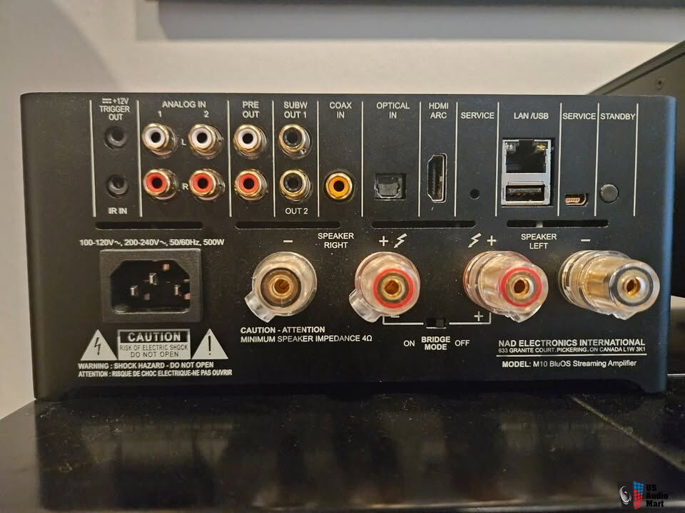 2 x NAD M10 / Integrated amplifier 300W / Streamer / Airplay / HDMI Arc ...