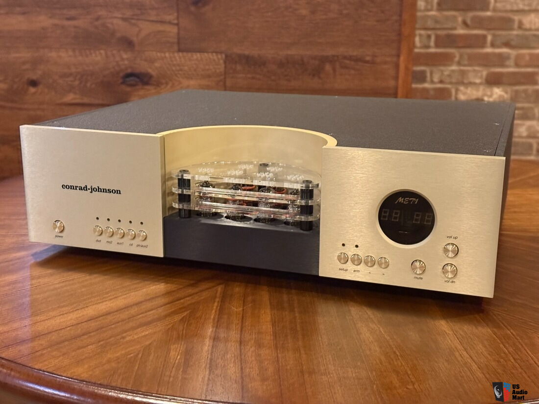 Conrad Johnson MET1 Multi-Channel Enhanced-Triode Tube Preamplifier DVD ...