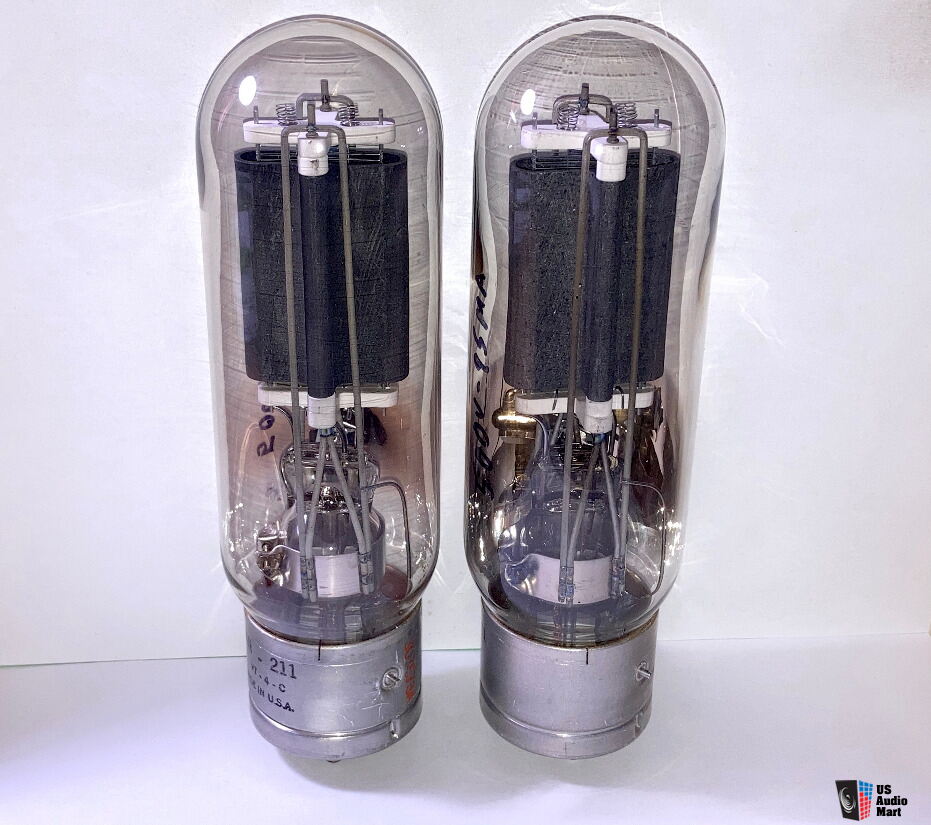 GE VT-4-C 211 Tubes, Matched Pair, Tested For Sale - US Audio Mart