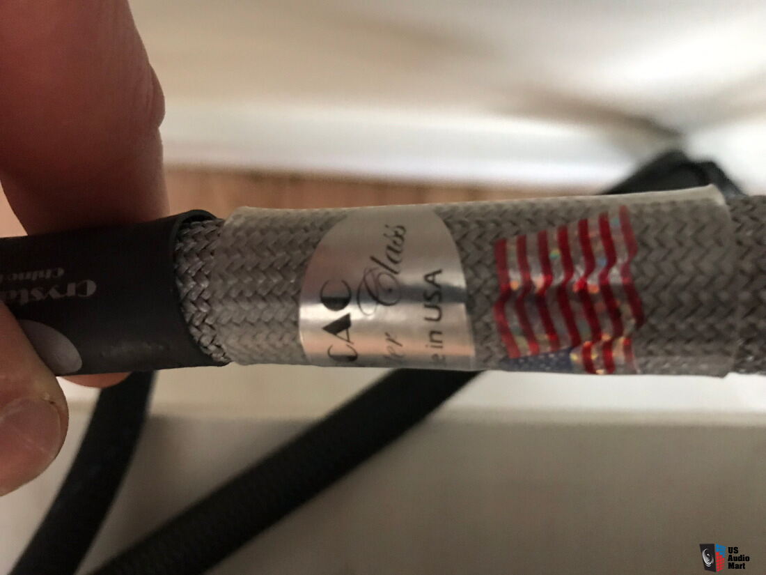 Crystal Clear Audio Master Class Power Cord 1 meter with Furutech F1-28 ...