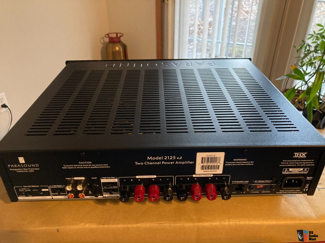 Parasound 2125 v2 amplifier Photo #5430566 - US Audio Mart