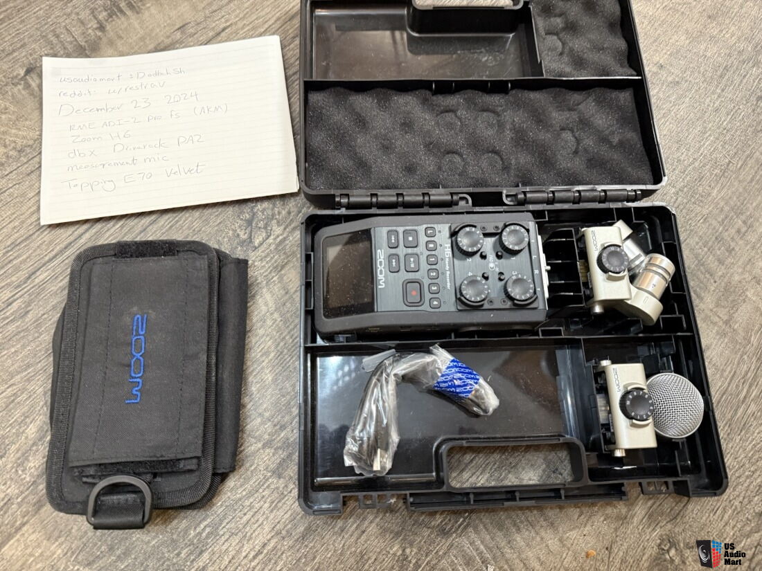 RME ADI-2 pro fs AKM | dbx drivarack pa2 | Topping E70 velvet | Zoom H6 ...