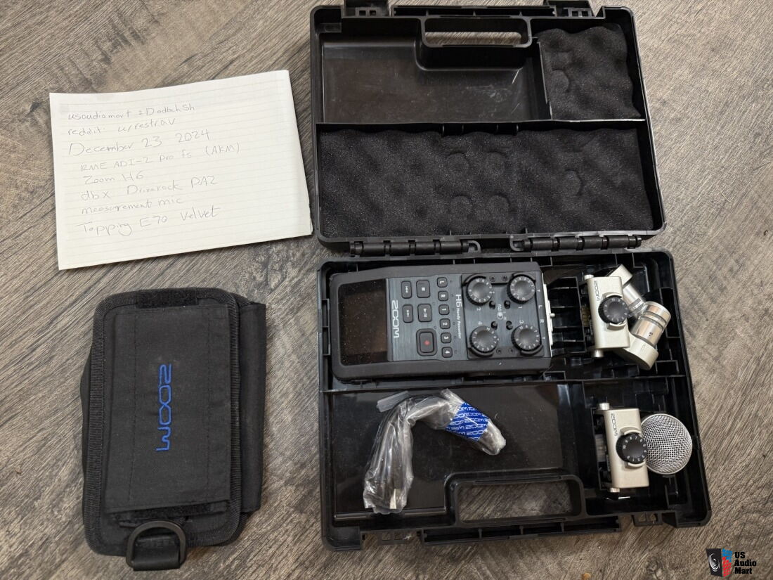 RME ADI-2 pro fs AKM | dbx drivarack pa2 | Topping E70 velvet | Zoom H6 ...