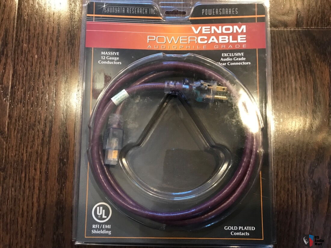 Shunyata Research Venom Power Cord Photo #5435084 - US Audio Mart