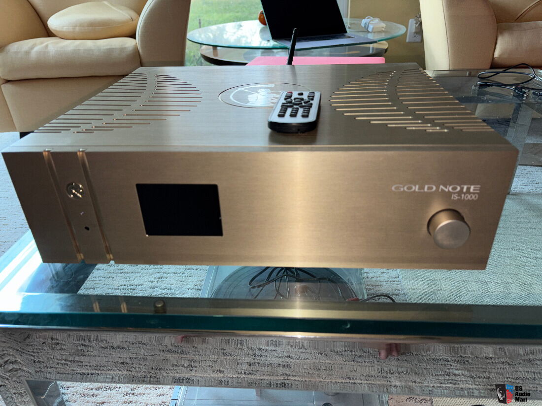 Gold Note IS-1000 Standard Gold Integrated Amp/DAC/Streamer Photo ...
