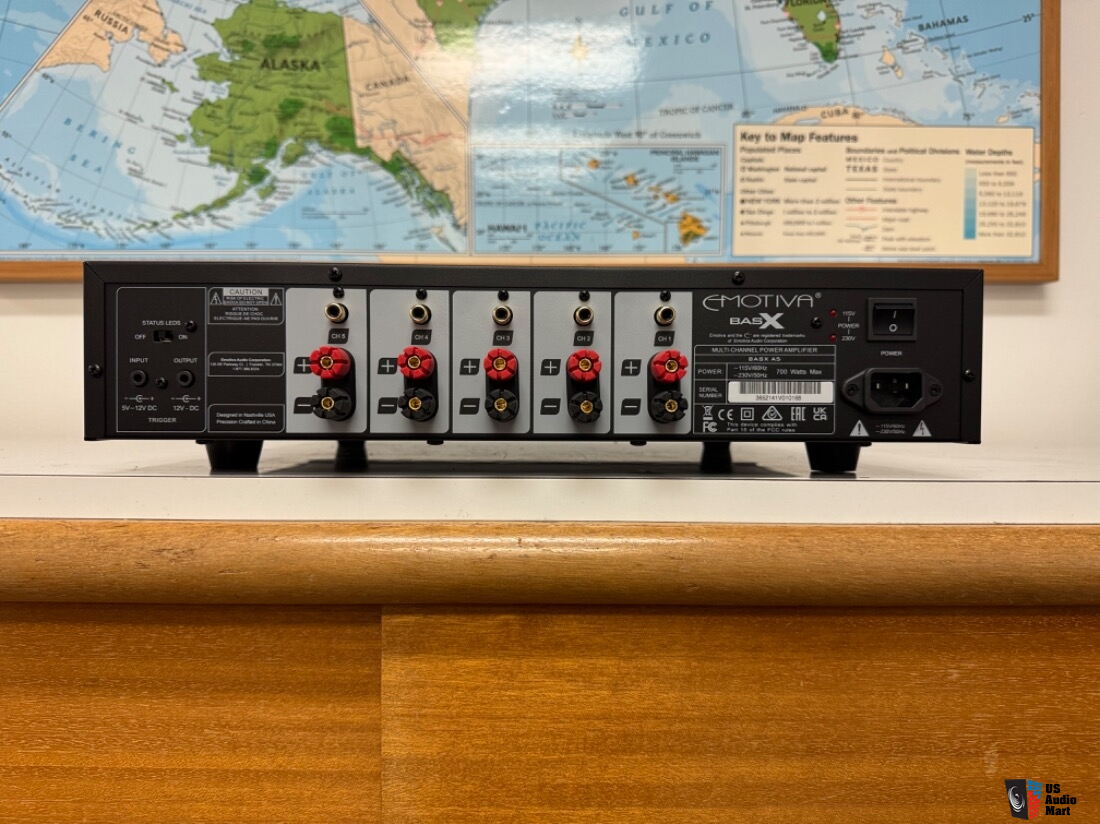 Emotiva BasX A5 five channel power amplifier like new Photo #5436995 ...