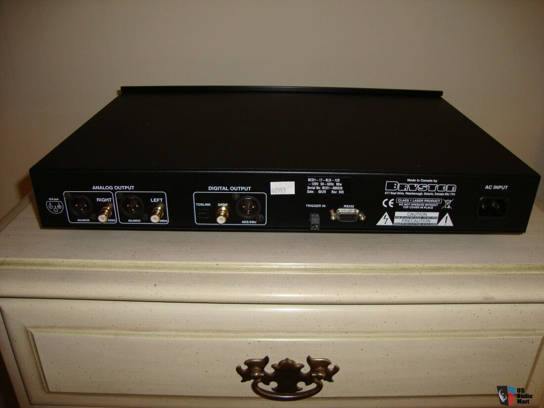 Bryston BCD-1 CD Player Photo #5437030 - US Audio Mart