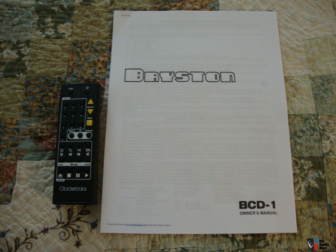 Bryston BCD-1 CD Player Photo #5437027 - US Audio Mart