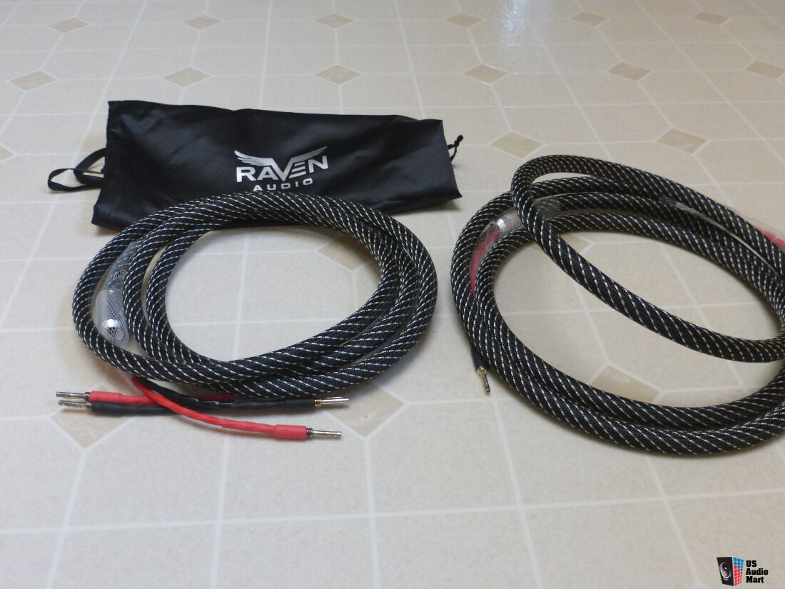 Raven Audio Soniquil speaker cables 9ft pair, new Photo #5438037 - US ...