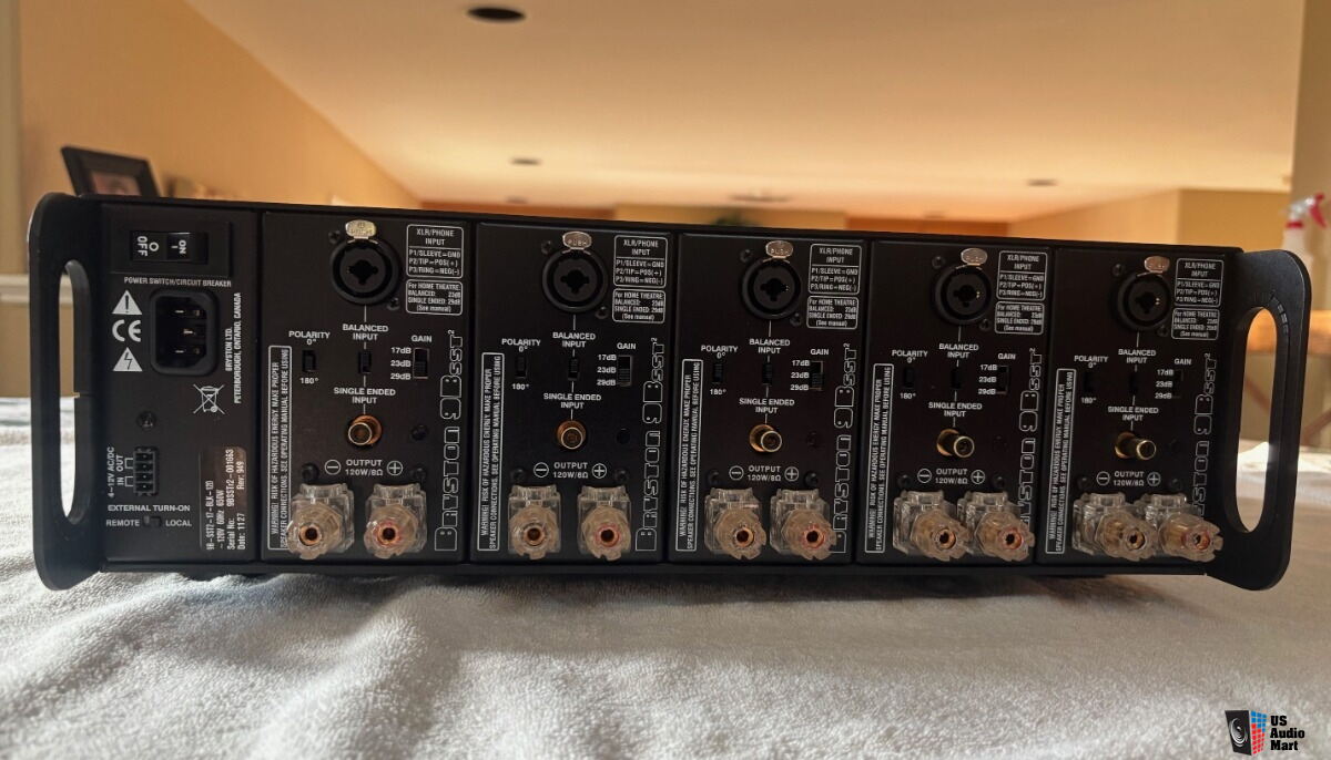 Bryston 9B SST2 C-Series 5 Channel Amplifier 17" Black - Excellent ...