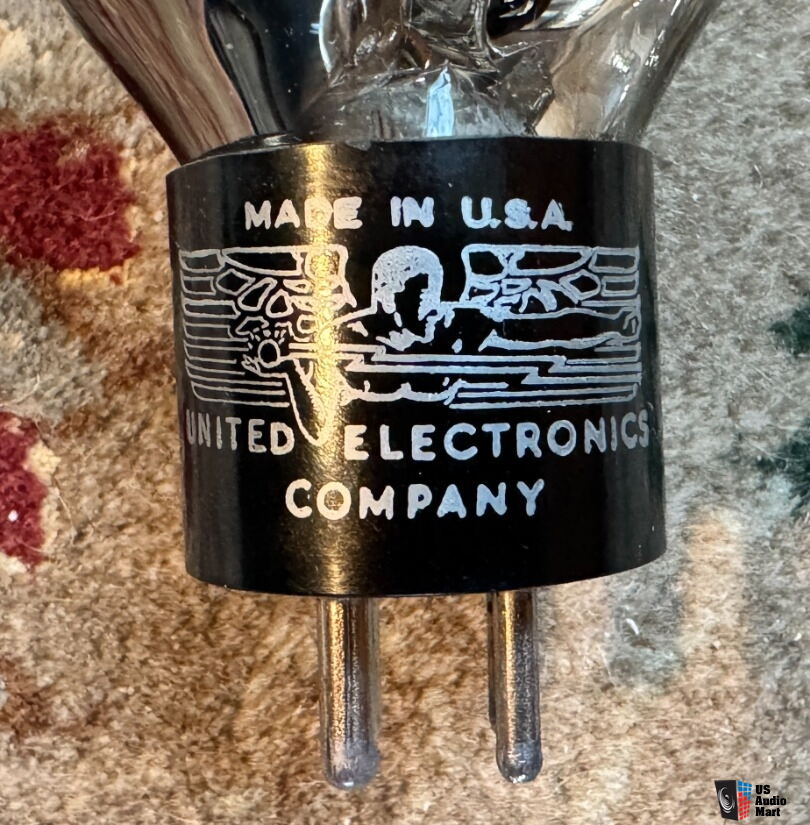 NOS USAF-596 Rectifier Tube with 5UG4 octal adapter, used in my Decware ...