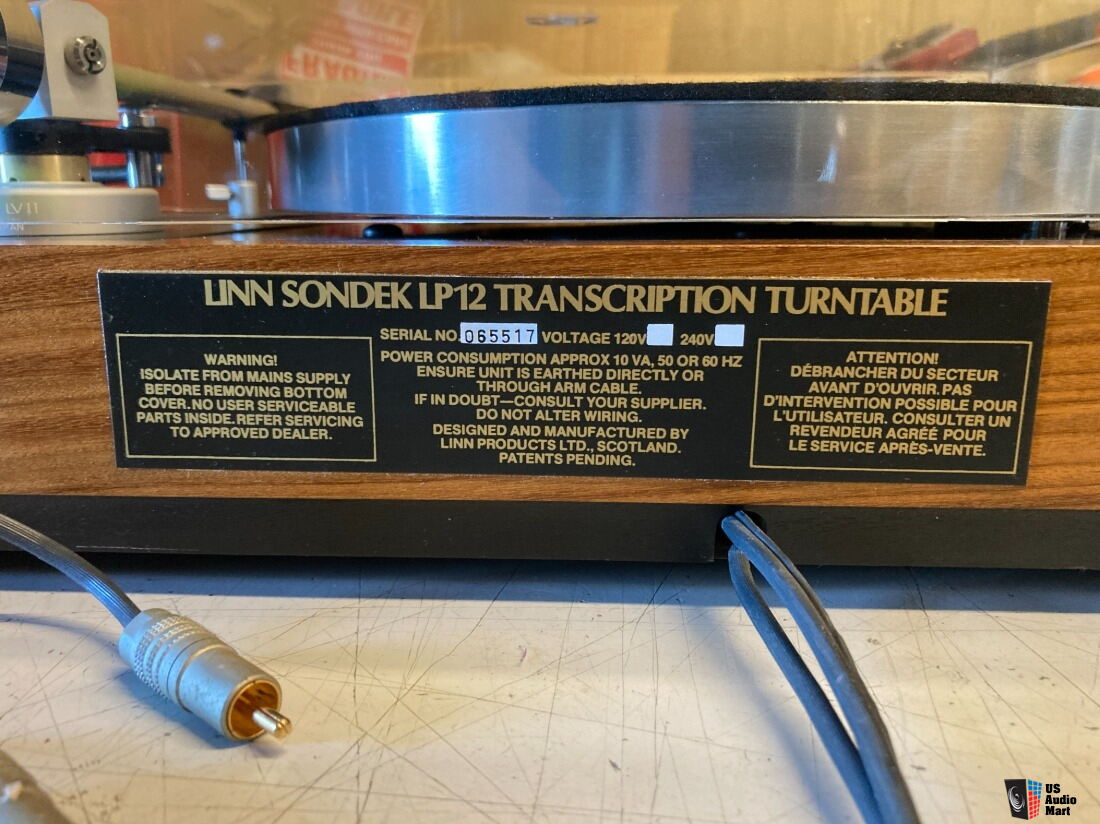 Linn Sondek LP12 Turntable/Ittok LVII Tonearm/Valhalla PSU Photo ...