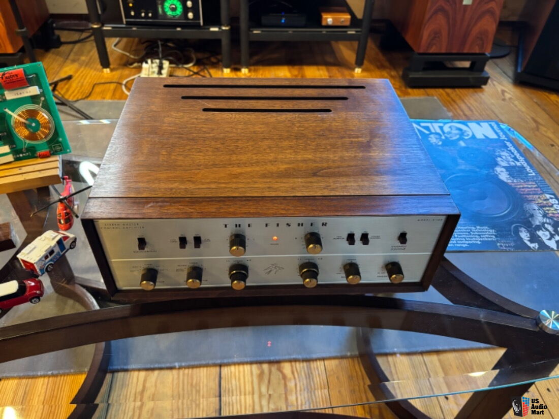 Fisher X-100 Integrated Control Amplifier, Tube Loveliness Photo ...