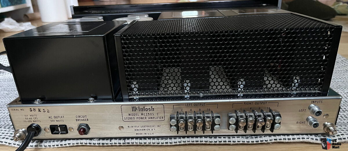 Mcintosh MC 2505 Stereo Power Amplifier Photo #5446359 - US Audio Mart