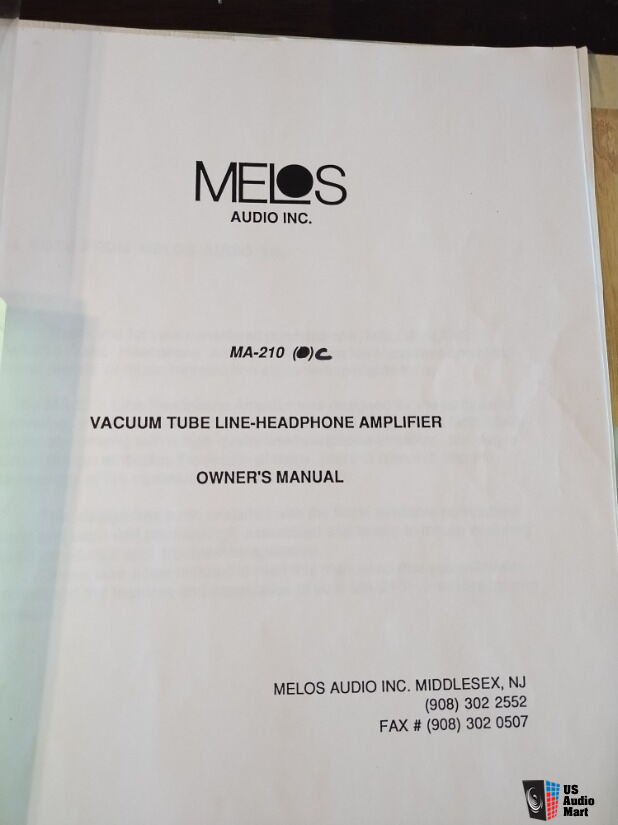 Melos MA-210 Tube Preamplifier Photo #5446411 - US Audio Mart