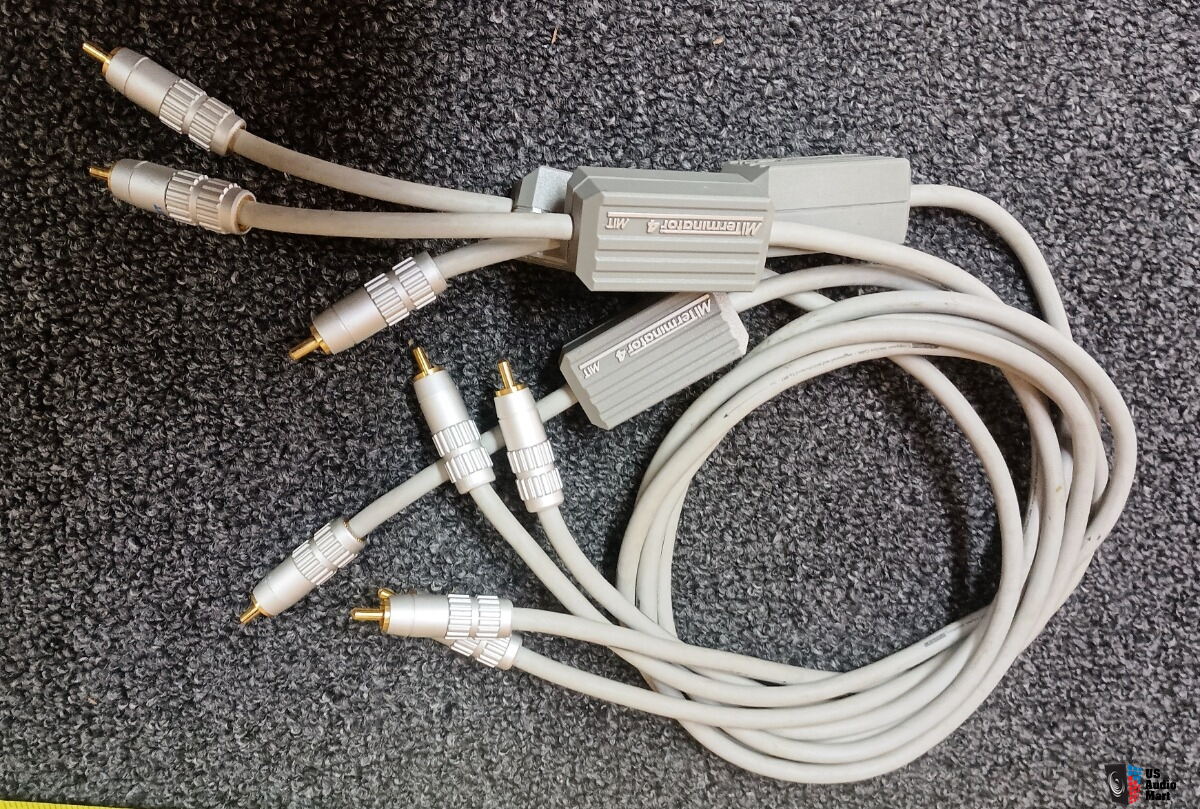 2 Pairs MIT Terminator 4 RCA Cables 1 Meter For Sale - US Audio Mart
