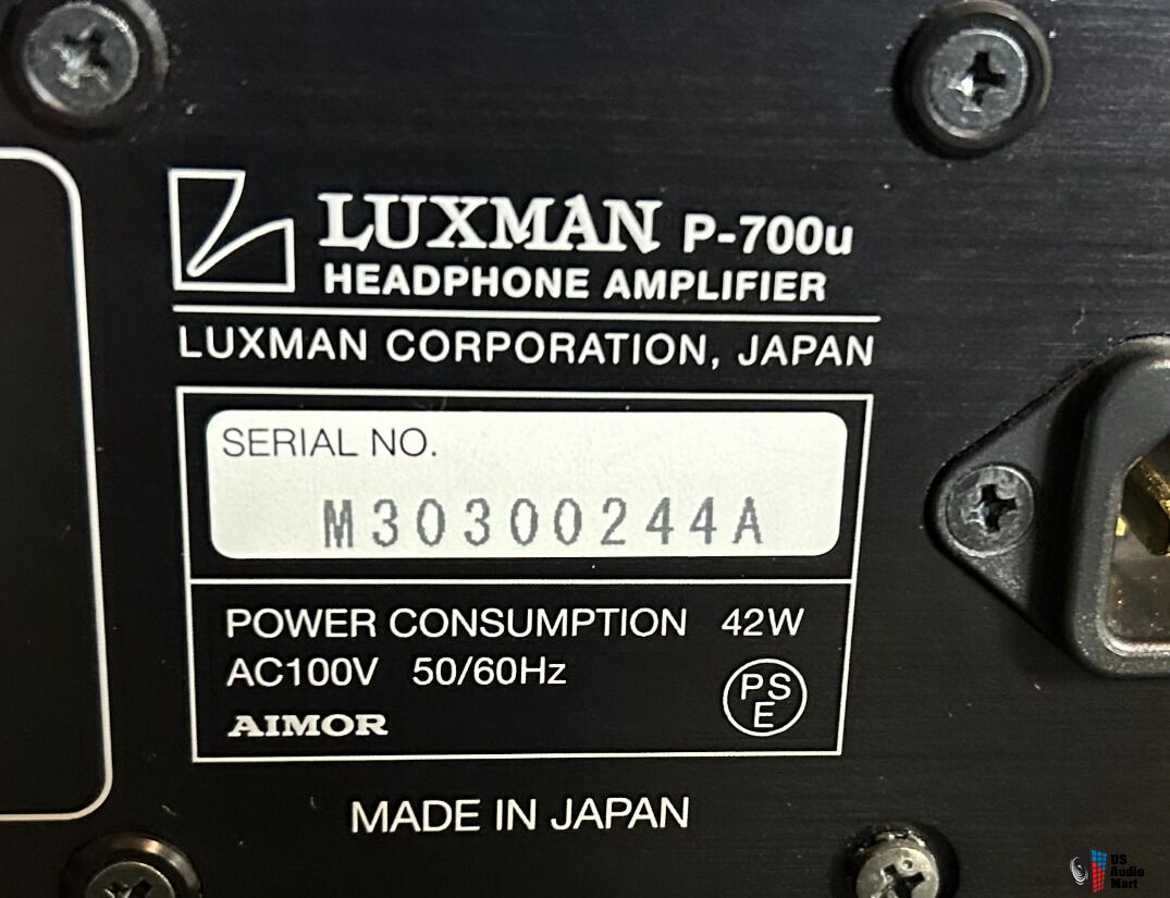 Luxman P-700u Headphone Amplifier, free ship, no fees Photo #5452609 ...