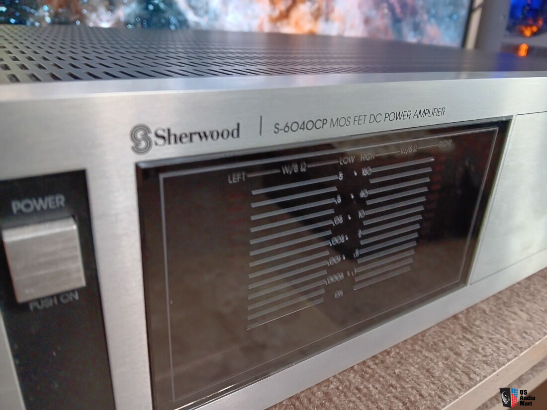 Sherwood S-6040 CP MOS FET DC Power Amplifier Photo #5453943 - US Audio ...