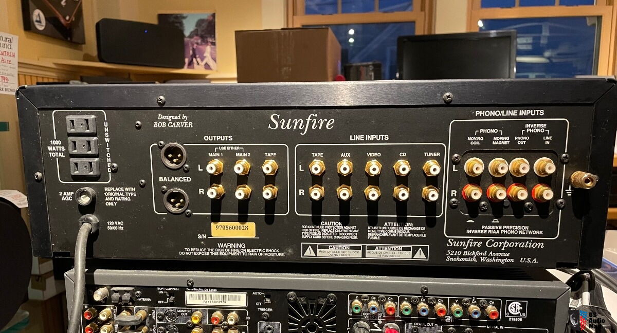 Sunfire Classic Tube Control Center w/MM/MC Phono Photo #5454887 - US ...