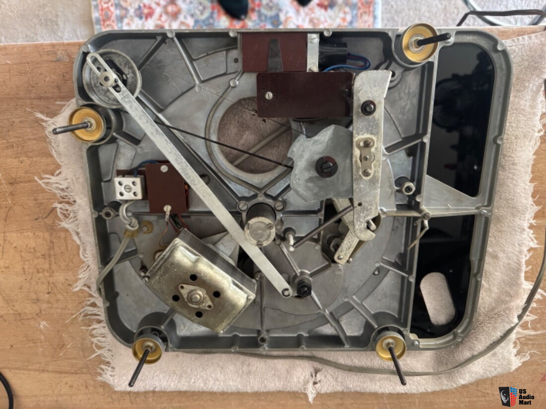Thorens TD-124 Table Restored Arm For Parts or Restoration Unfinished ...