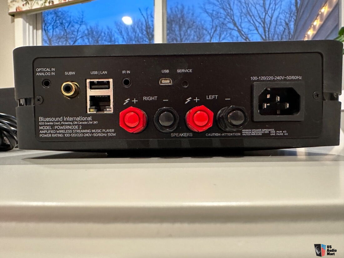 Bluesound POWERNODE 2 Streaming Music Player/Amplifier; Just Add ...