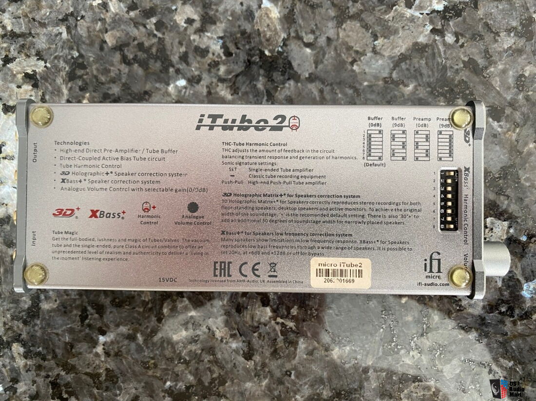 ifi Audio micro iTube2 Stereo vacuum tube buffer/preamplifier Photo ...