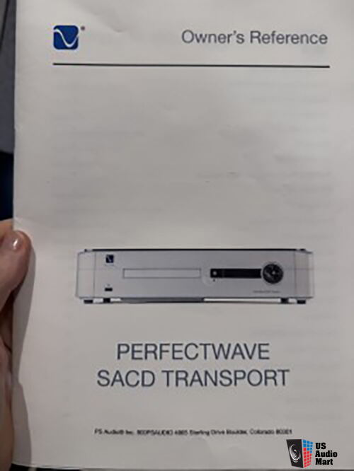 Ps Audio Prefectwave SACD Transport Photo #5457328 - US Audio Mart