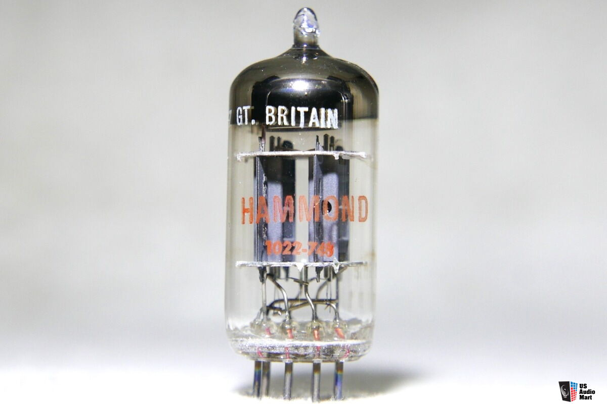 Mullard 12AU7 Short Plate O-Getter, Made in Blackburn England, Matched ...