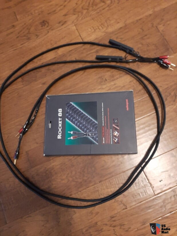 Audioquest Rocket 88 10 Foot Full Range speaker cables. Bananas Both ...