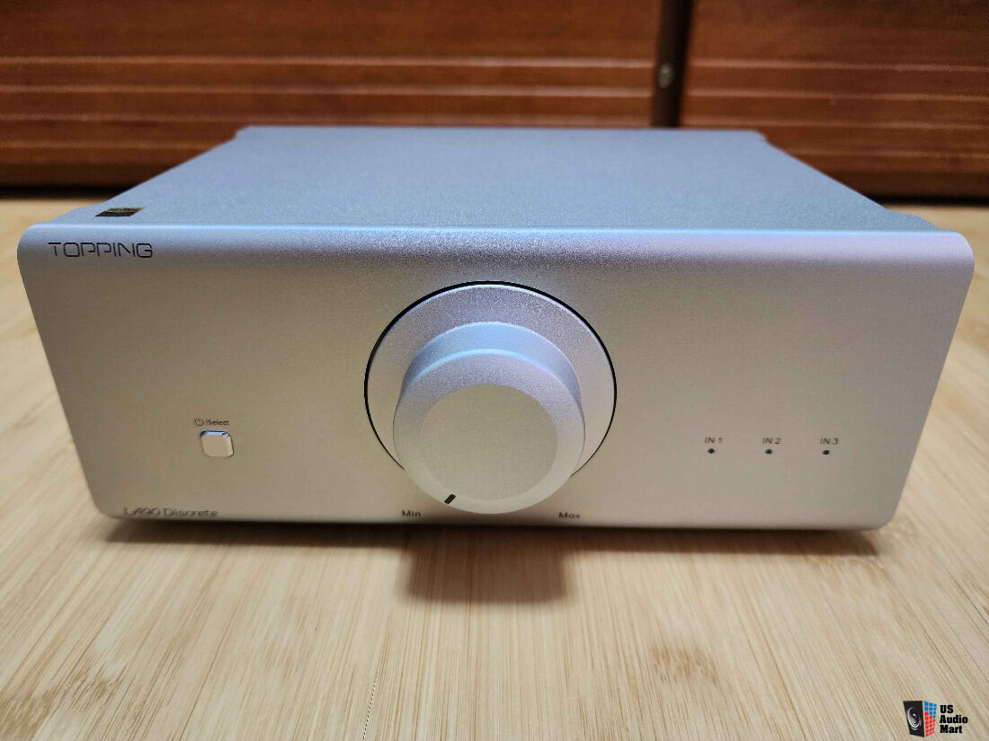 Topping LA90 Discrete (Silver) Stereo Amplifier For Sale - US Audio Mart