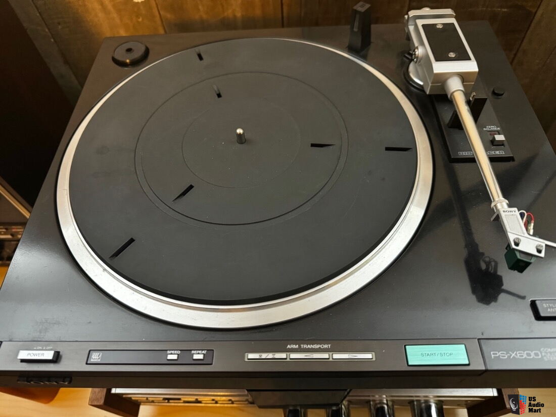 Sony PS-X600 turntable with Biotracer arm and extra head shells Photo ...