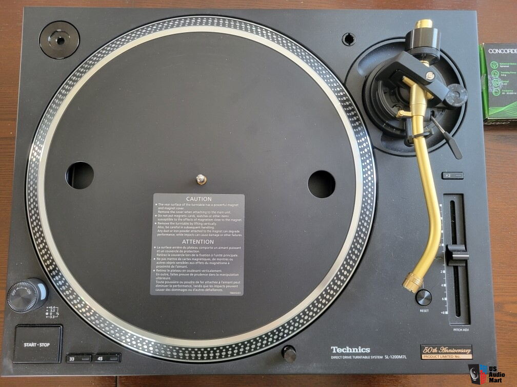 Technics SL-1200 M7L 50th Anniversary Limited Edition DJ Turntable ...
