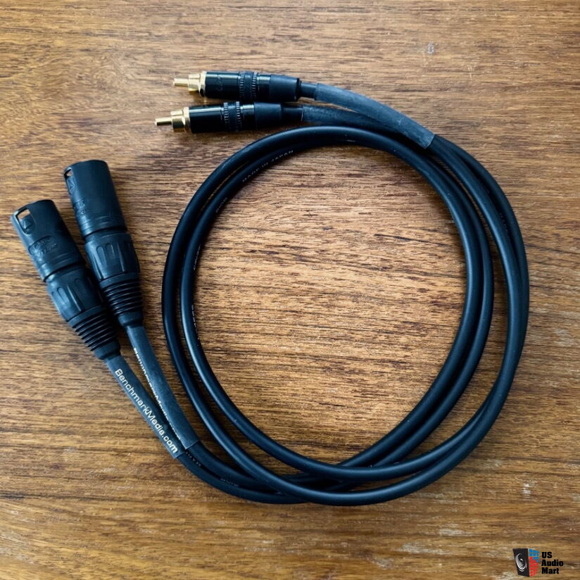 Benchmark RCA to XLRM Adapter Cable for Analog Audio (pin 3 to RCA ...