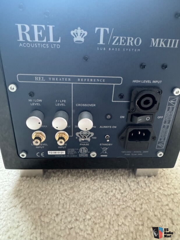 REL T/ Zero Mk III Photo #5465611 - US Audio Mart