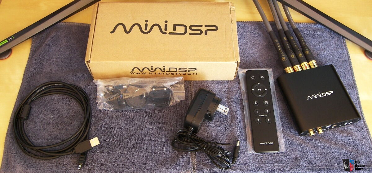miniDSP 2x4HD 2/4 channel electronic crossover For Sale - US Audio Mart
