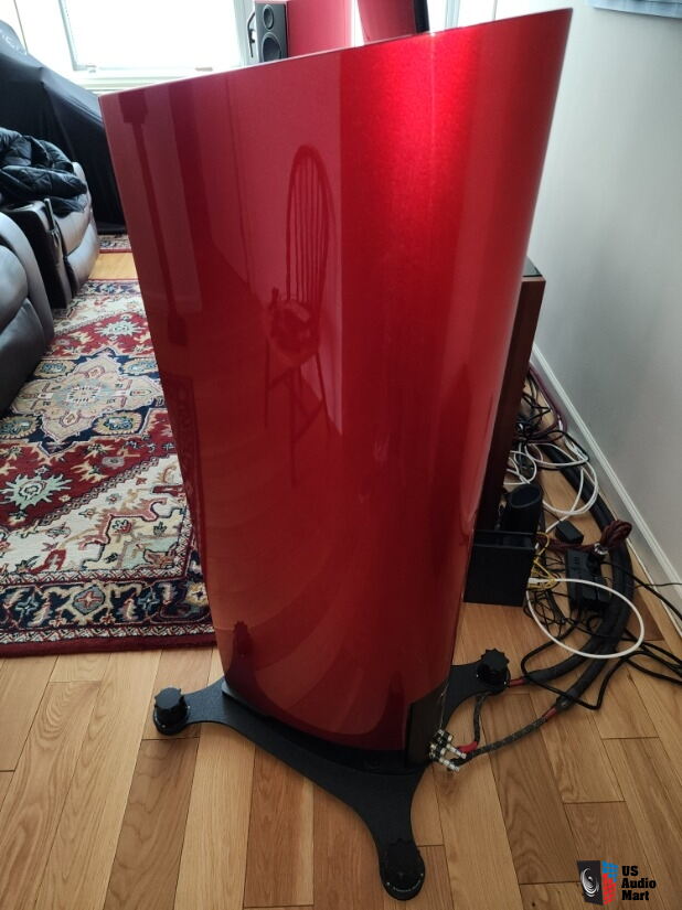Paradigm PERSONA 7F Speakers (Candy Apple Red custom finish) Photo ...