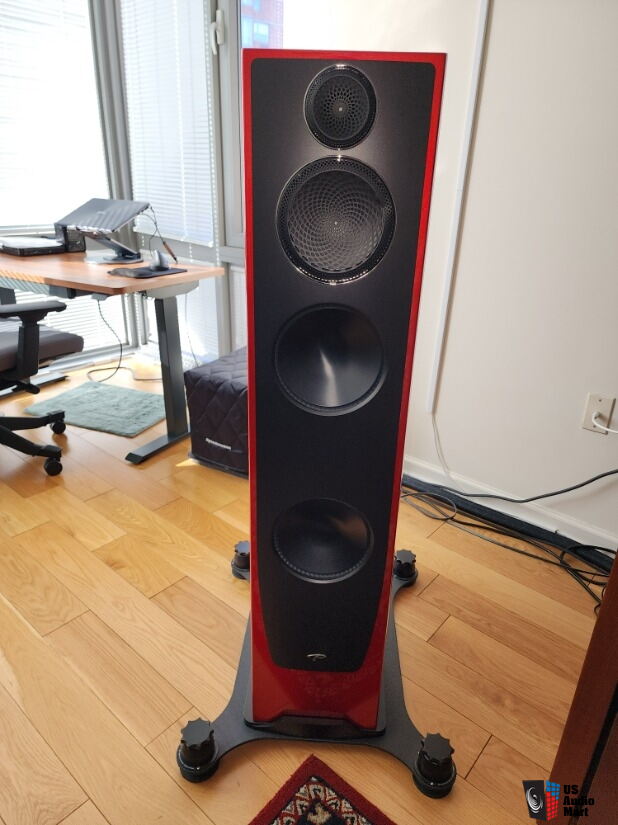 Paradigm PERSONA 7F Speakers (Candy Apple Red custom finish) Photo ...