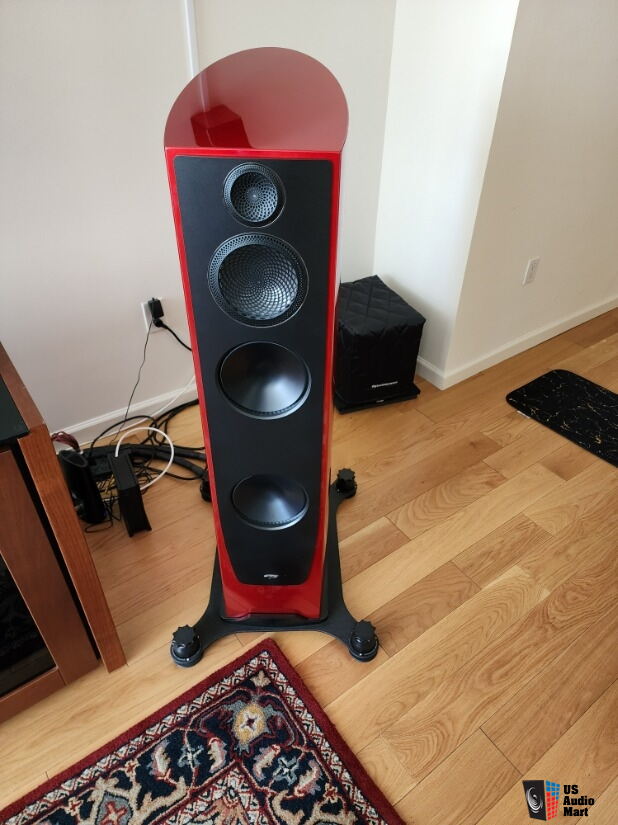 Paradigm PERSONA 7F Speakers (Candy Apple Red custom finish) Photo ...