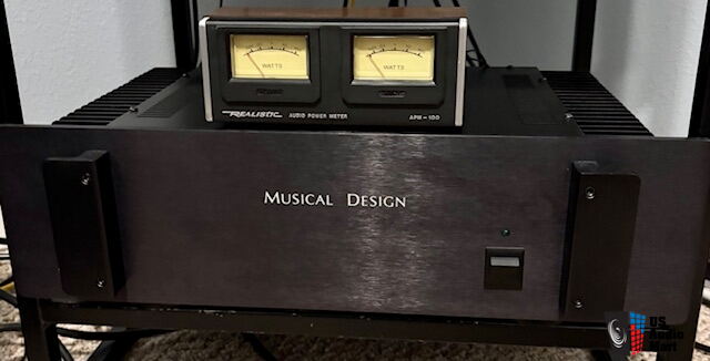 Musical Design D-140 high current dual mono amplifier Photo #5470173 ...